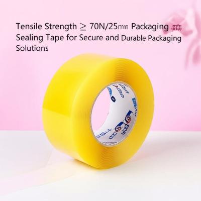 China Tensile Strength ≥ 70N/25mm BOPP Packaging Sealing Tape for Secure and Durable Packaging Solutions for sale