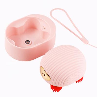 China Waterproof Non Slip Silicone Head Scalp Massager Portable Electric Head And Scalp Massager for sale