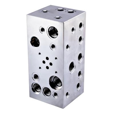 Hydraulic valve aluminum steel threaded cartridge valve hydraulic manifold block