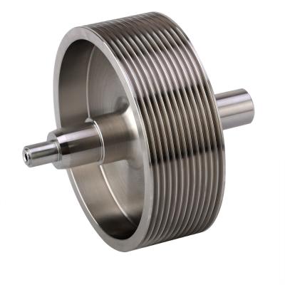 Custom Aluminum CNC Turning Parts Small Machine Cast Steel Transmission Pulley