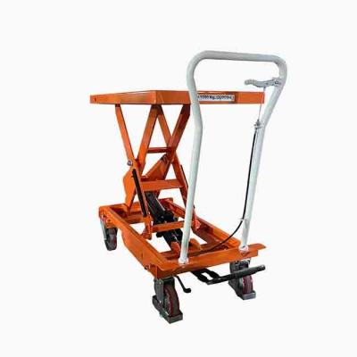Chine Tables élévatrices portatives mobiles de ciseaux 250kg hydraulique Max Height 35.83in à vendre