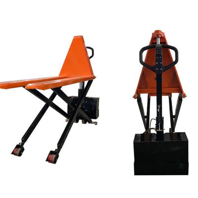 Chine Camion hypersustentateur portatif de ciseaux des tables élévatrices de ciseaux de main électrique manuelle 1.5ton à vendre