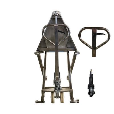 Cina 1 pallet Jack di acciaio inossidabile della Tabella di Ton Manual Single Scissor Lift 31.50in in vendita