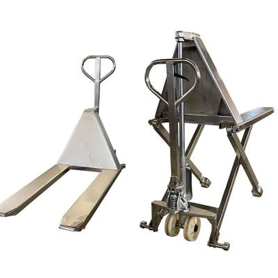 Cina Altezza di elevazione d'acciaio mobile manuale 31.50in di lunghezza 45.28in della forcella della Tabella di ascensore di forbici del singolo pistone del sollevatore doppio in vendita