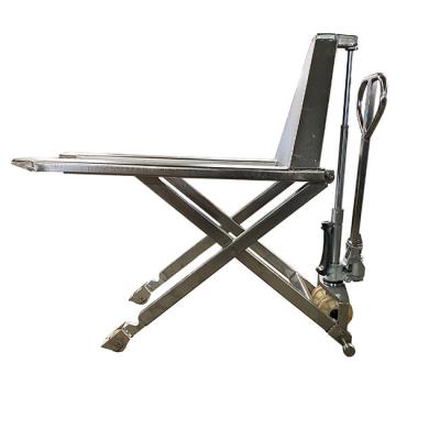 Cina 1,5 sollevatore inossidabile di forbici del manuale di altezza di elevazione 31.50in del camion di pallet di Ton Single Scissor Lift Table in vendita