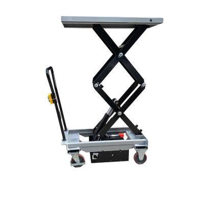 China Mobile 500kg Double Scissor Lift Tables for sale