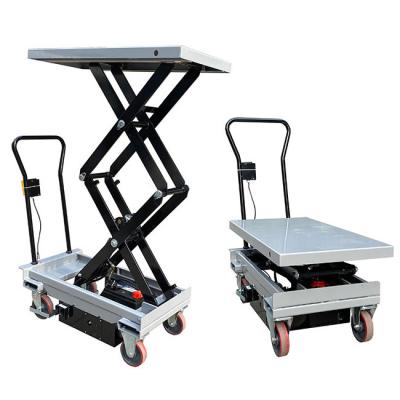 China 800kg Double Scissor Lift Tables 39.76inx20.47in Max Height 55.51in for sale