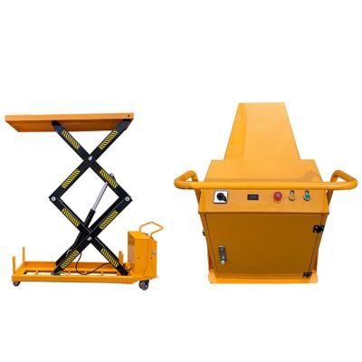 China 4000kg Portable Scissor Lift Tables Max Height 1800mm for sale