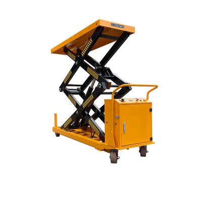 Chine 1 tonne de hauteur maximale 51,18 pouces double ciseaux de table hydraulique portable à vendre
