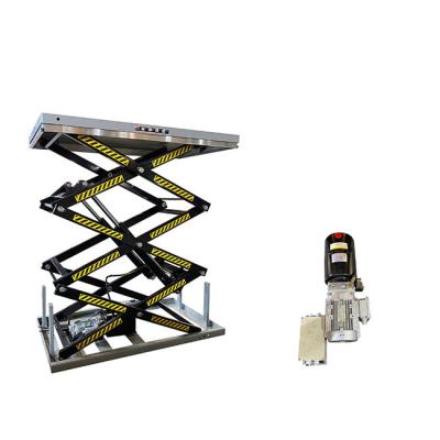 China 1 Ton Hydraulic Scissor Lift Tables Max Height 118.11in Electric Hydraulic Scissor Lift Table for sale