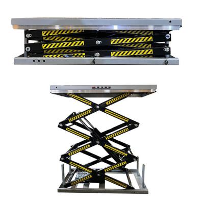 China 2000kg Electric Heavy Duty Scissor Lift Tables Max Height 3000mm Ladder Lift for sale