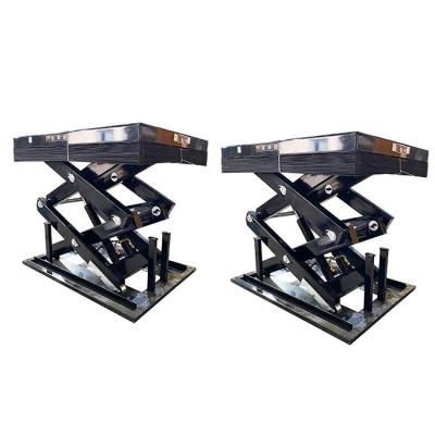China Dubbel van de Liftlijsten 2500kg van de Schaar Verticaal Douane Elektrisch Groot Platform 2500mmx820mm Max Height 39.37in Te koop