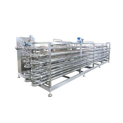 China Industry New Automatic Juice Stainless Steel Tubular Sterilization Machine for sale