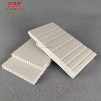 Cina Stipite di legno della struttura di porta del PVC WPC di progettazione fuori della venatura del legno della porta 53mm*8mm in vendita