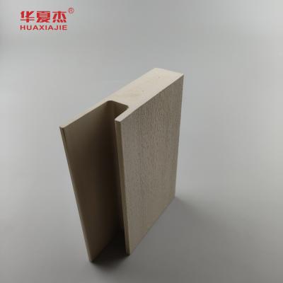 Cina Wpc di alta qualità Flat Casing J Canale Legno Grano Wpc Porta Cornice E Jamb Decorazione interna in vendita
