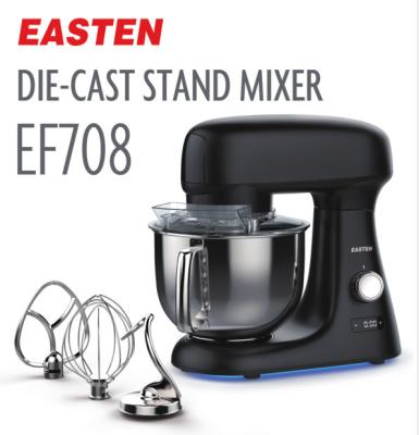 China Top 10 Die Cast Stand Mixers EF708/ Kitchen Good Aid Stand Mixer/ 1000W 4.8 Liters Noodle Mixer en venta
