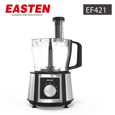China Easten 2,4 litros del procesador de alimentos EF421/de máquina de la cocina CONTRA 10 tazas de comida del procesador 1100W de la cocina del procesador de alimentos del mezclador en venta