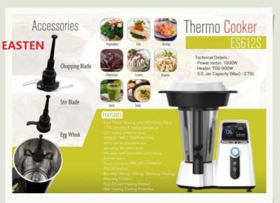 China Easten Thermo Food Processor With Wifi APP/ 1000W Thermal Soup Maker Blender/ Smart Hot Blender en venta