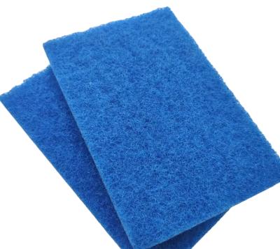China Blue Heavy-Duty Kitchen Scouring Pad for Non-Stick Cookware for sale