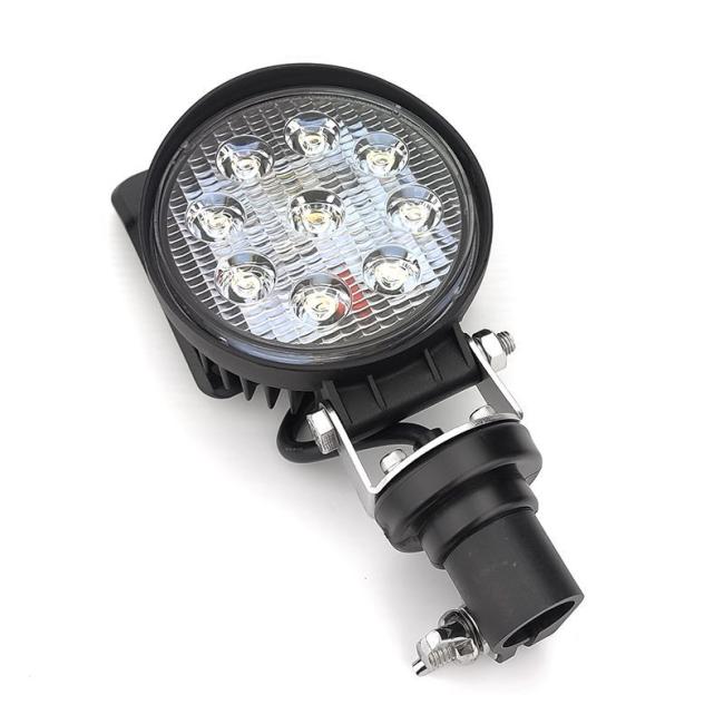27W Round LED Work Light with Switch on The Back on/off Button