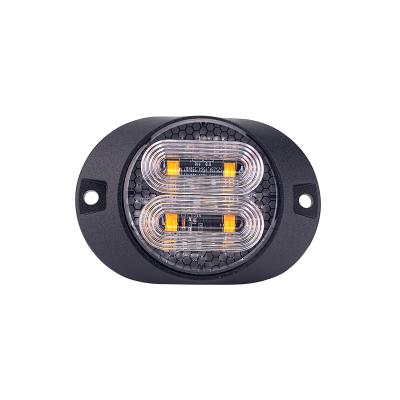 China Flash Strobe Lights 12V 24V LED Amber Strobe Warning Light For Trucks 3m Sticker for sale