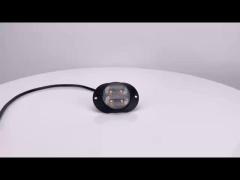 Flash Strobe Lights 12V 24V LED Amber Strobe Warning Light For Trucks 3m Sticker