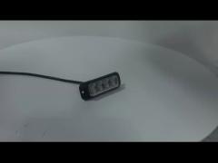 Side Flashing 12V - 24V LED Strobe Warning Lights IP67 Warning Signals