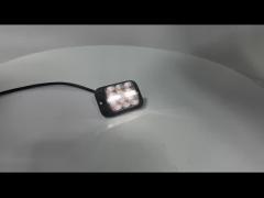 12-24V LED Strobe Warning Lights IP67 Strobe Light For Truck Forklift Tractor Excavator