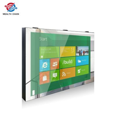 China O Signage semi exterior Smart do LCD Digital espelha o vidro T/R 50%/50% LCD indica o tela táctil capacitivo à venda