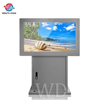 China Exposição do LCD da definição 9/16 de Grey Outdoor Digital Signage Kiosk 1080P 4K à venda