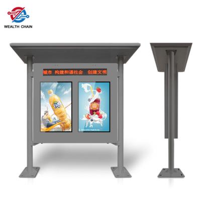 China Totem exterior do LCD do projeto do dossel com as telas 55inch duplas + sinal conduzido à venda