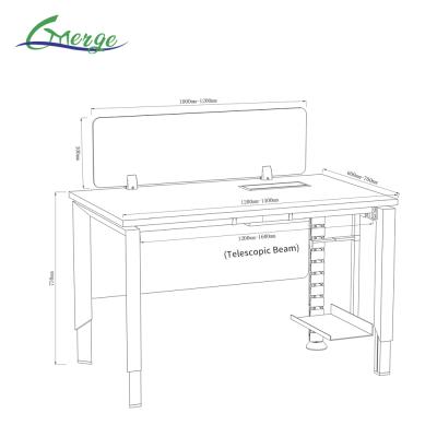China Transform Your Workspace with Our Customizable Office Space Open Workstation and Drawers for sale