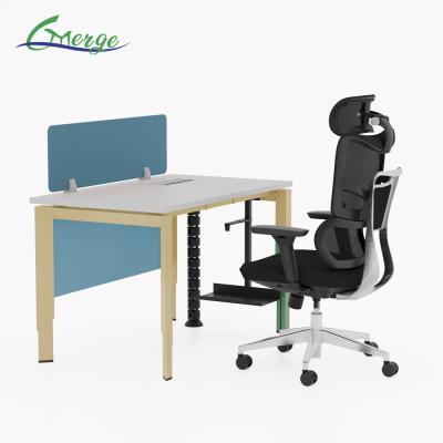 China Customizable Open Space Office Workstation 1200L*1200W*750H Mm Modern Design Style Multiple Compartments Options for sale