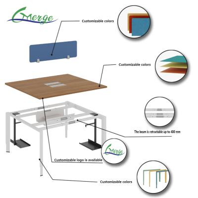 China Functional Storage Wood Space Office Workstation of Open for Productivity for sale
