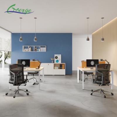 China Functional Storage Wood Space Office Workstation of Open for Productivity for sale