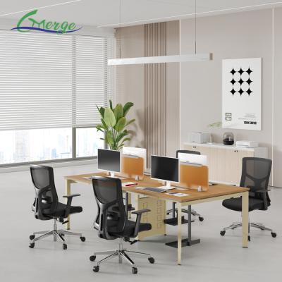 China Maximize Space and Efficiency with Open Space Office Workstation's Adjustable Shelves for sale