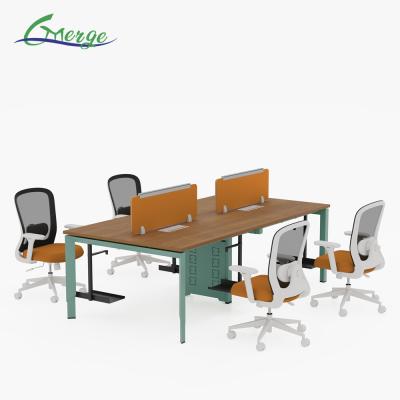 China Maximize Space and Efficiency with Open Space Office Workstation's Adjustable Shelves for sale