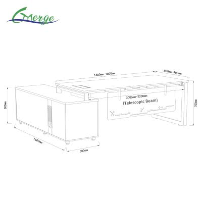 China Create a Professional and Organized Workspace with Commercial Manager Office Desk for sale