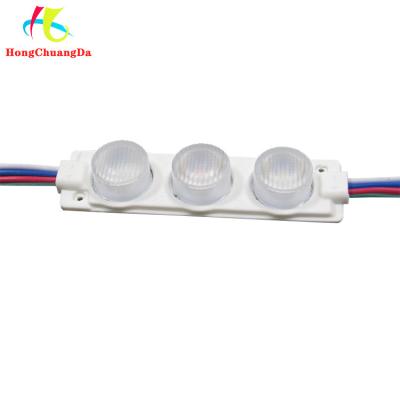 Китай RGB привел волдырь канала модуля 12v 3leds 3W впрыски помечает буквами рекламировать модуль приведенный коробки на открытом воздухе продается