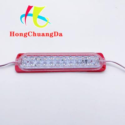 China LEIDENE van 2800K-12000K 24v Modules 4.8W 240LM 169*38mm Rode Gele Blauwgroen Te koop