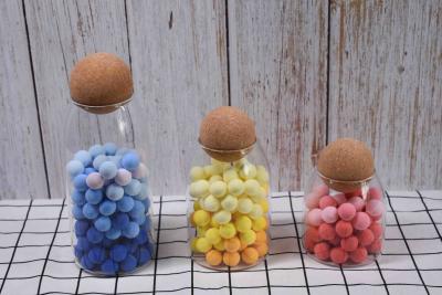 Κίνα FSC Glass Jar Cork Ball Lid Airtightness Damp Proof προς πώληση