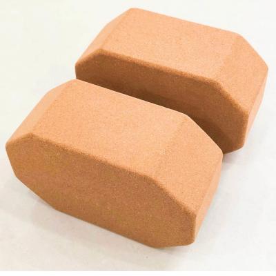 Κίνα Οκτάγωνο τούβλο 215x138x67mm του Κορκ φραγμών γιόγκας εύκολο να καθαρίσει τη σταθερότητα προς πώληση