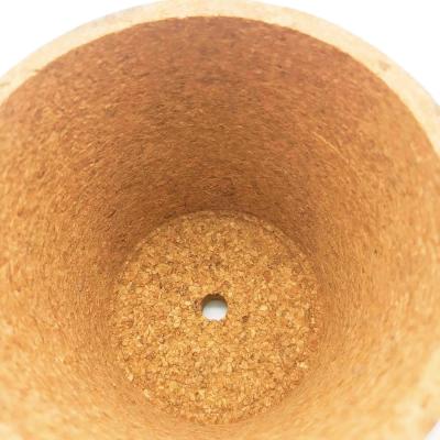 중국 Natural Cork Planter Plant Pot Hanging Cork Flower Pots 판매용