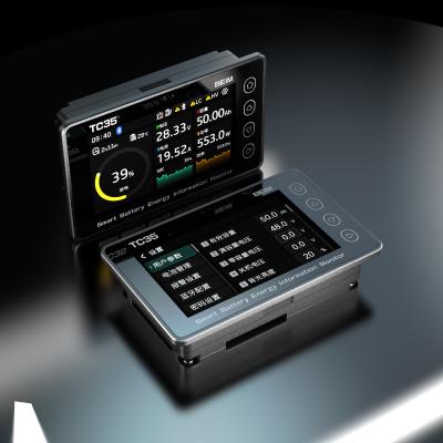 China TC35 3.5 Inch RV Battery Indicator High Resolution Touchscreen With BT WiFi Temp Dry Contacts for sale