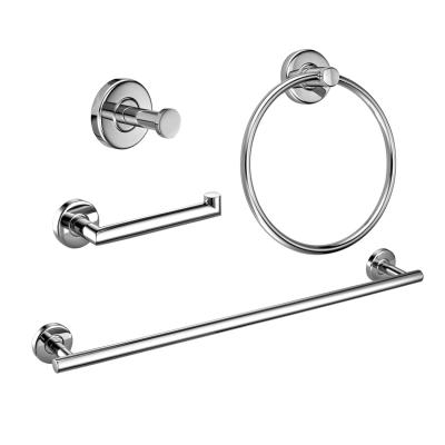 China SS304 Towel Bar 4 Piece Bathroom Hardware Sets Wall Mounted Bathroom Holder Sets Te koop