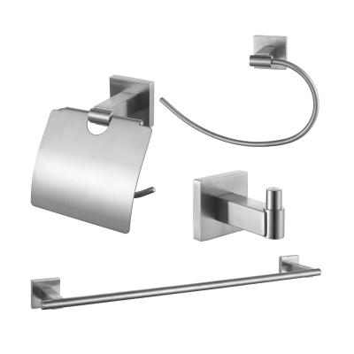 China Luxe moderne 4-delige doucheaccessoires roestvrij staal 304 accessoires accessoireset Te koop