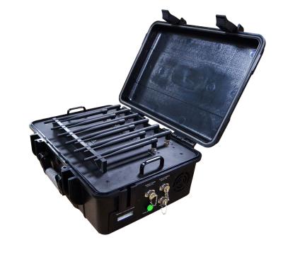 中国 ICNIRP 86ワット携帯用信号の妨害機2.4G 5G UHF VHF WIFI信号のブロッカー 販売のため