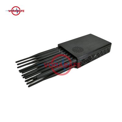 中国 CDMA GSM Lojack Signal Jammer 8 Bands 50 Meters 3500mAh 販売のため