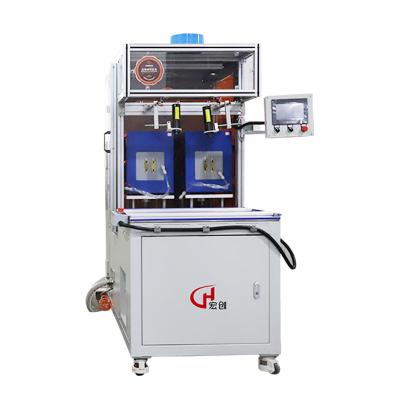 China Máquina que suelda automática de inducción de dos estaciones de la máquina de aluminio el soldar en venta