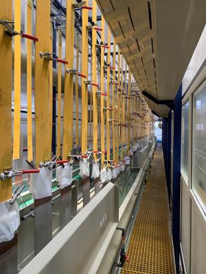 Cina Tipo rotatorio automatico completo linea di produzione placcante di rame con il sistema di trattamento del gas di scarico in vendita